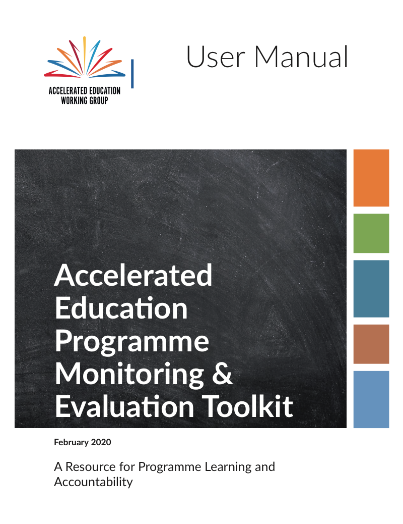 Accelerated Education Programme Monitoring Evaluation Toolkit